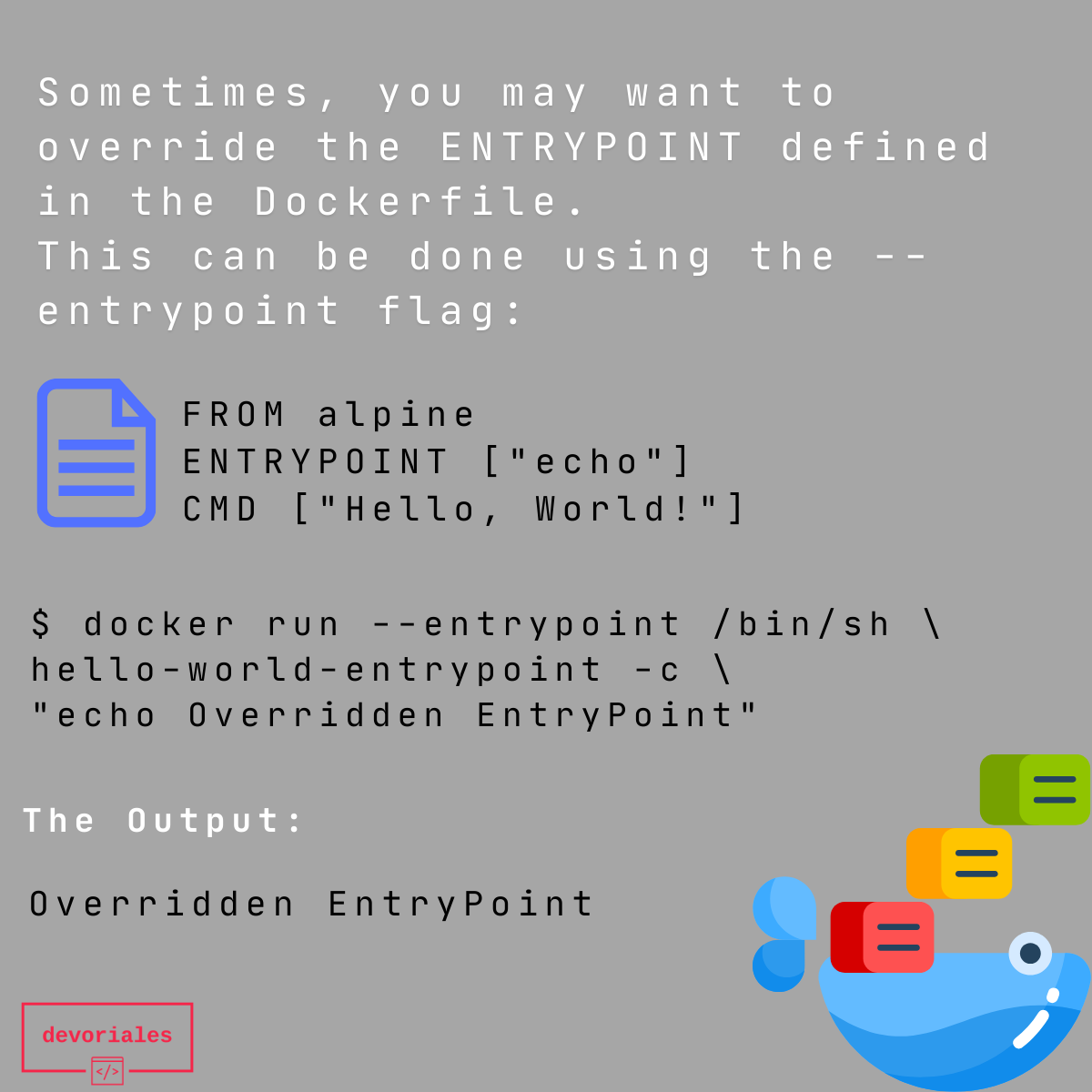 Understanding Entrypoint And Cmd In Dockerfile